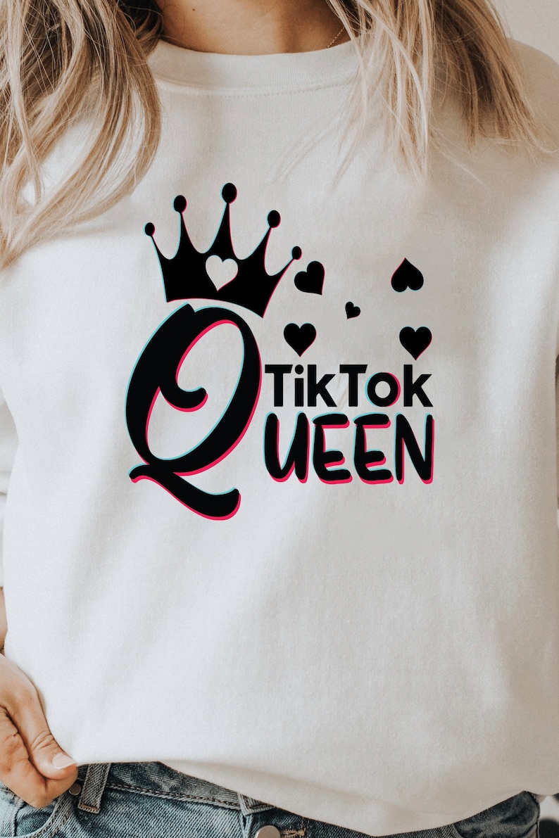 Tiktok Queen Svg Tik Tok Svg Tiktok Birthday Svg Svg Files - Etsy