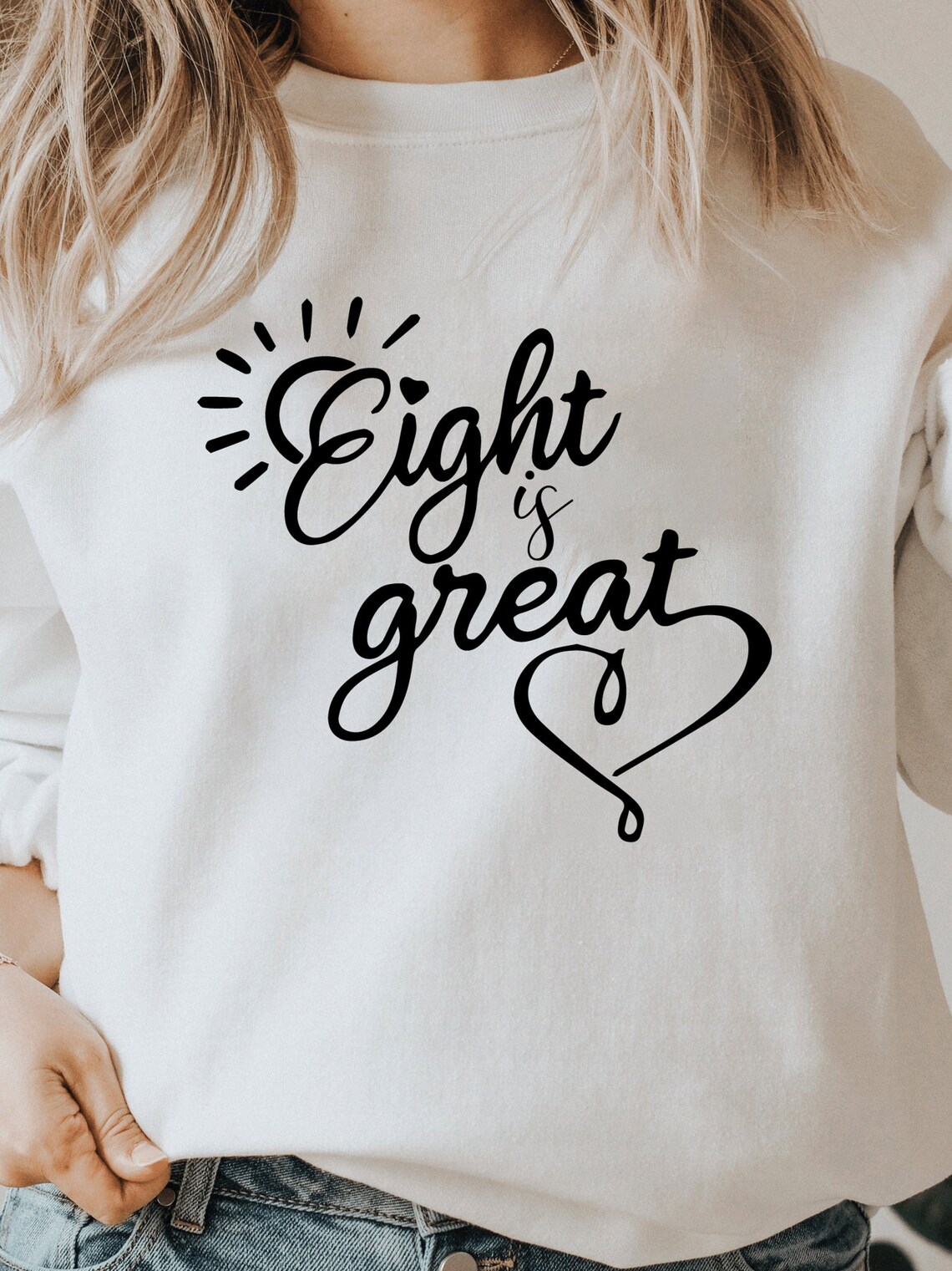 Eight is Great Svg Eight is Great Birthday 8th Birthday - Etsy