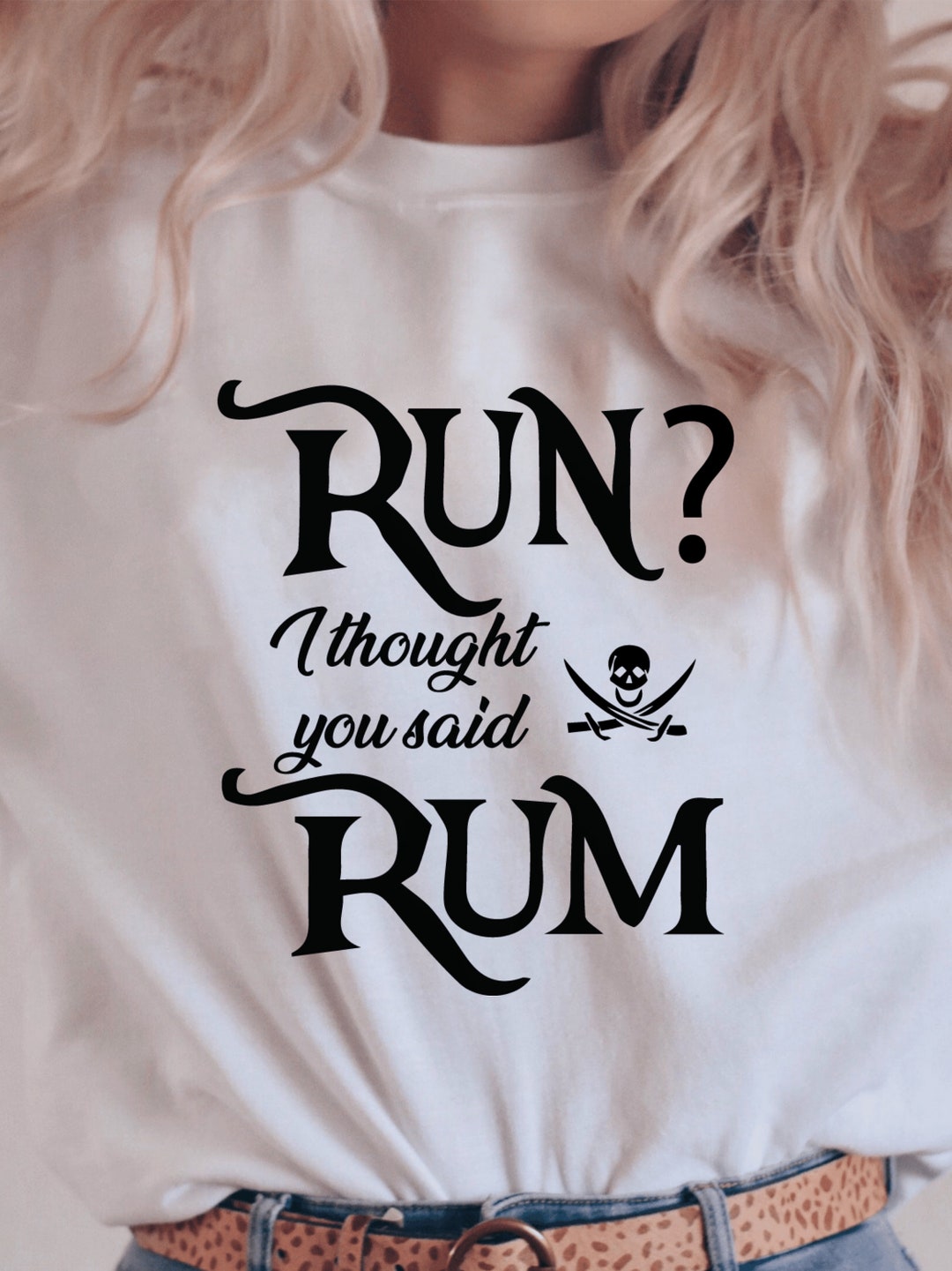 Run I Thought You Said Rum Slate Engraved Drink Coaster| Run? I Thought ...