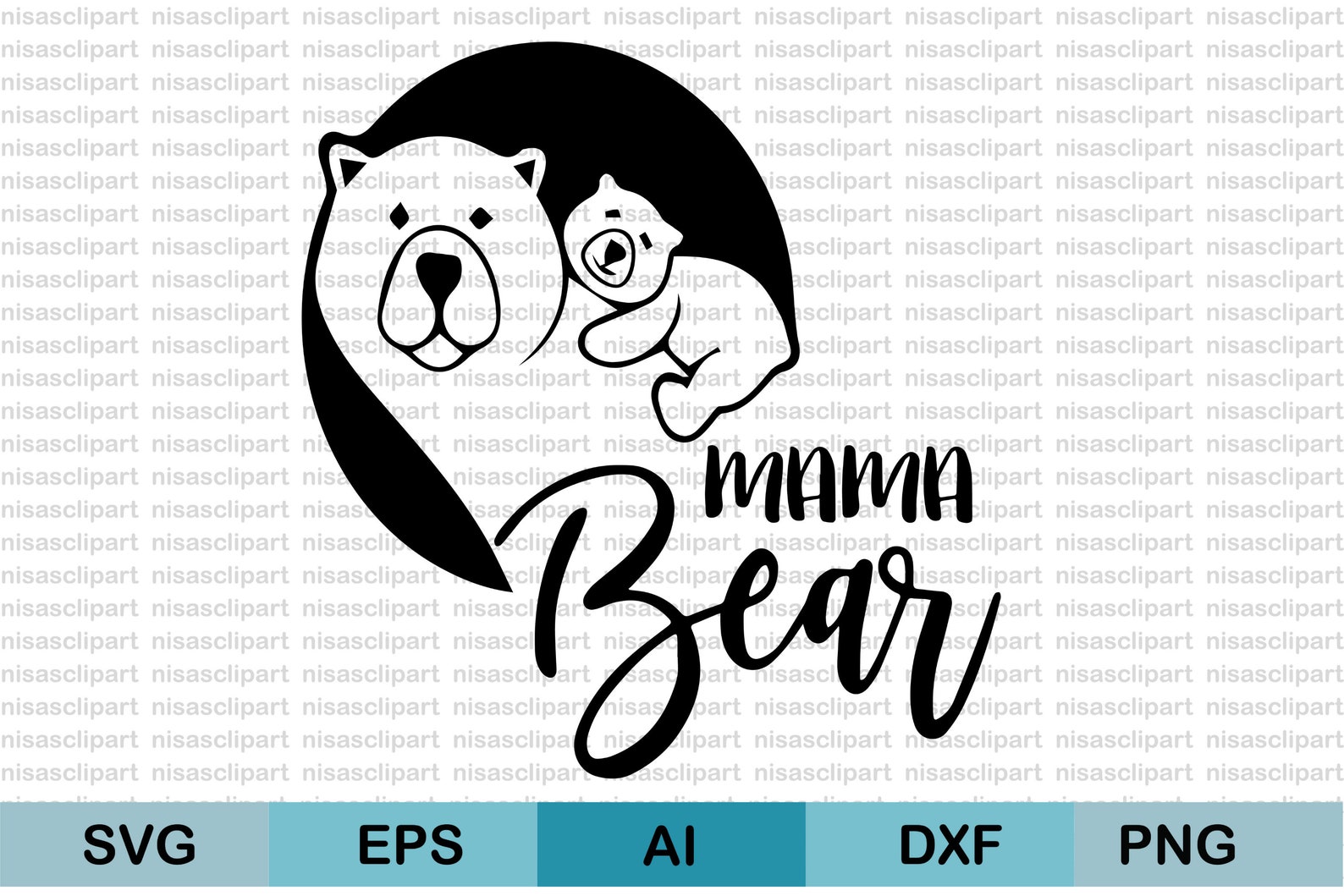Mama Bear Svg Baby Bear Svg Bear Svg Mothers Day Svg Mom - Etsy