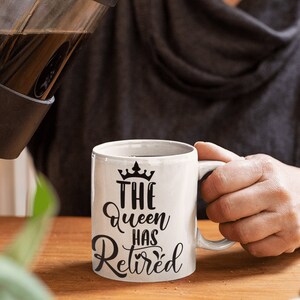 The Queen Has Retired Svg| Happy Retirement Cut File|legend Has Retired ...