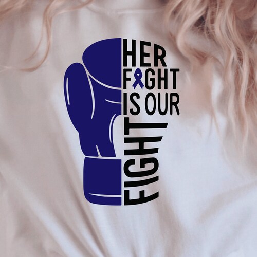 Colon Cancer Awareness Svg Bundle Blue Ribbon Svg Fight - Etsy