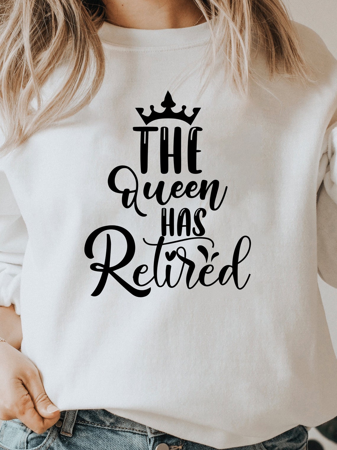 The Queen Has Retired Svg Happy Retirement Cut Filelegend | Etsy