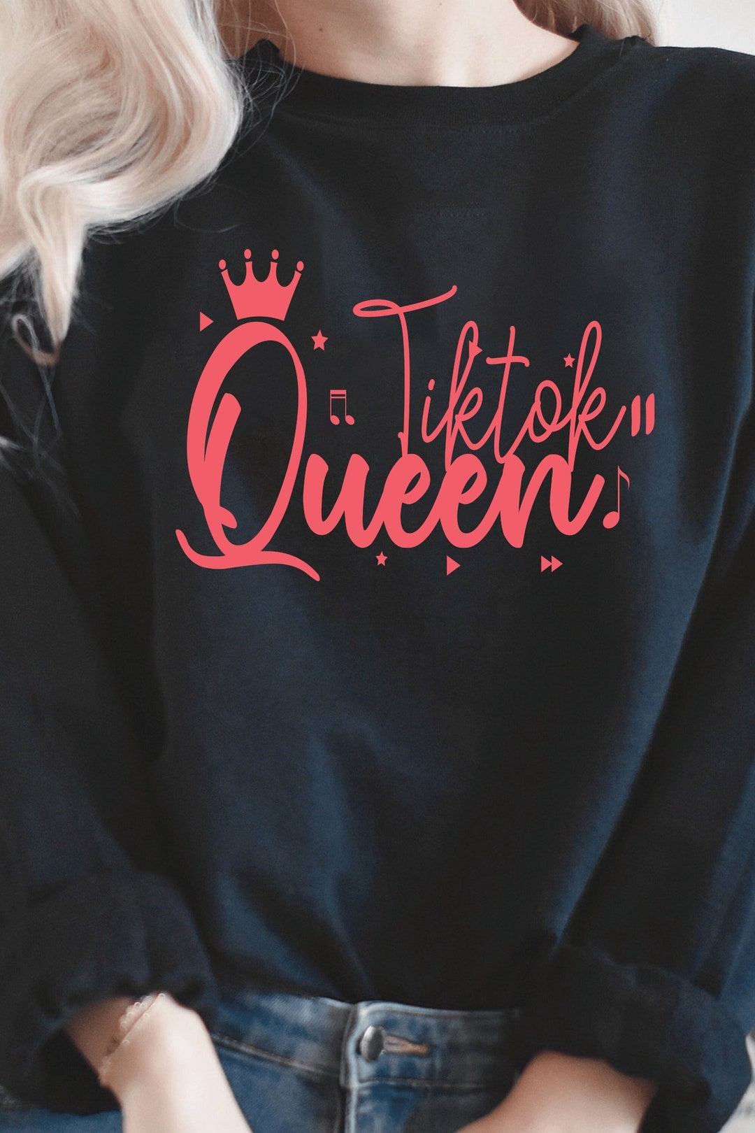 Tiktok Queen Svg Tiktok Svg Tik Tok Svg Tiktok Birthday - Etsy