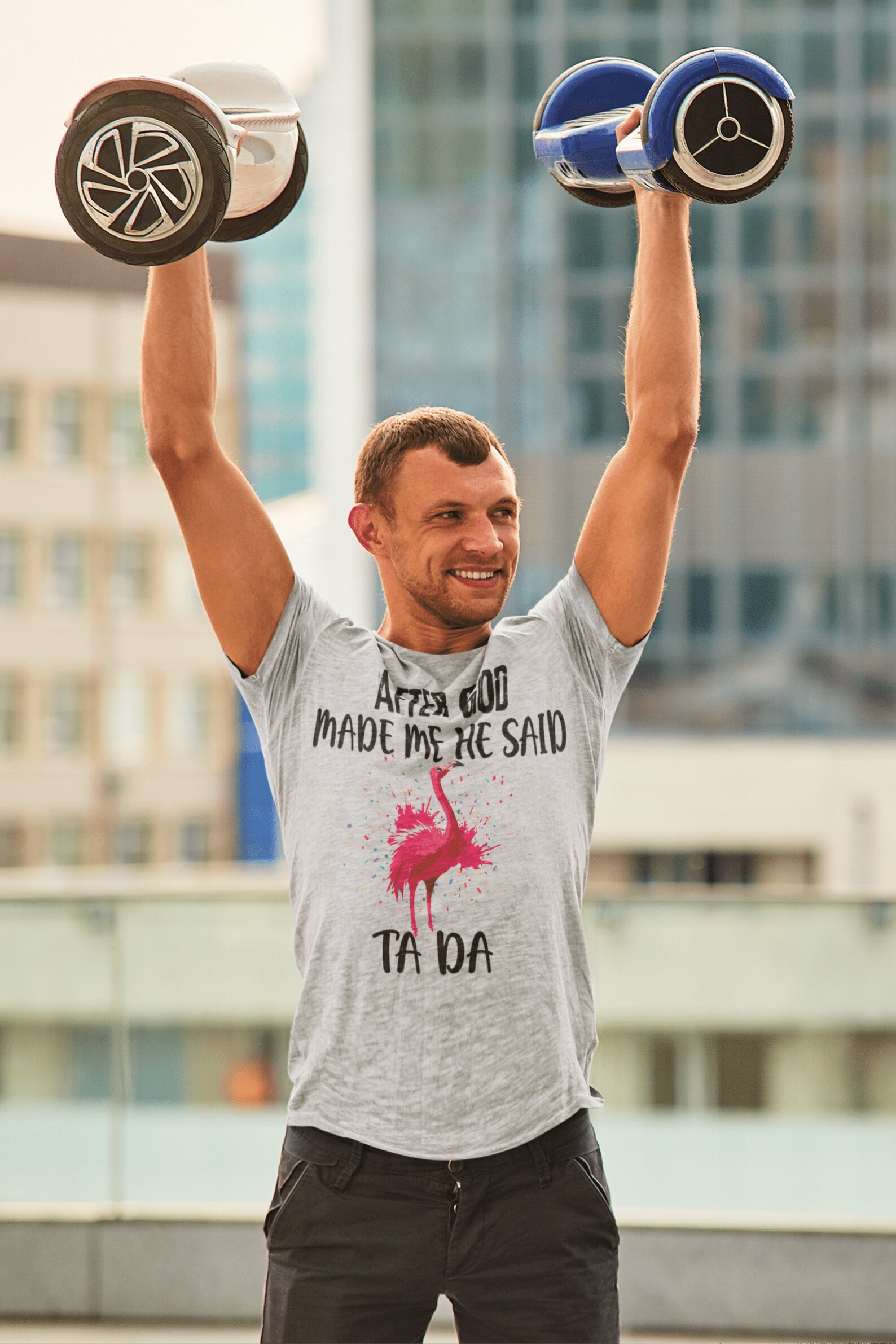 After God Made Me He Said Ta Da Svg/funny Flamingo Png/after - Etsy