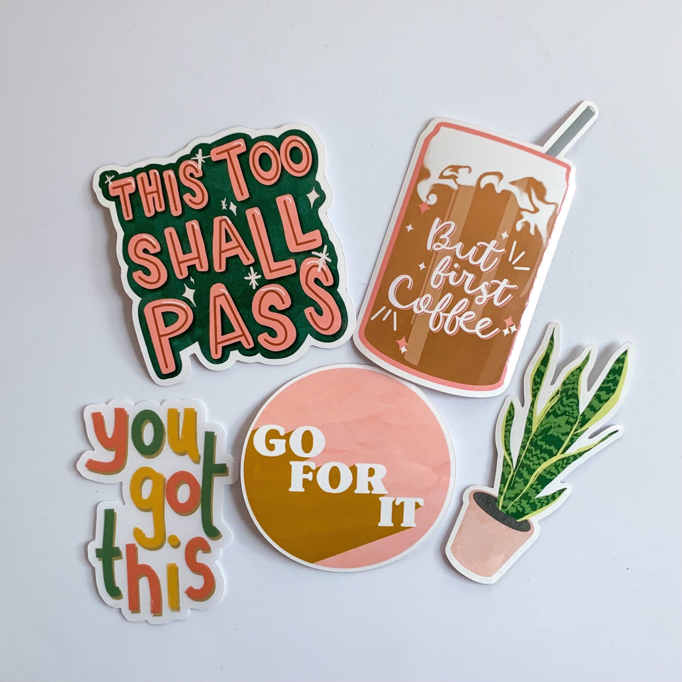 Go for It 3x3 Waterproof Vinyl Sticker - Etsy