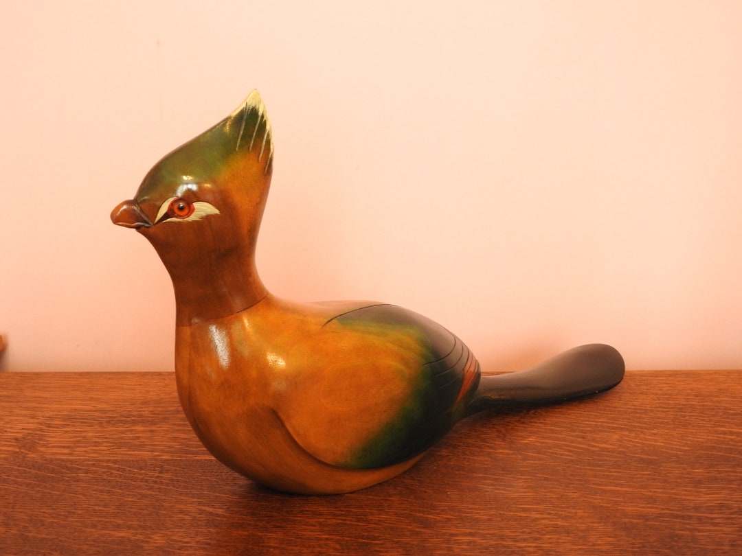 Feathers Gallery Knysna Birds of Africa Lourie Female Hand Carved ...