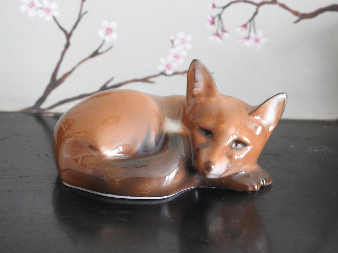 Rosenthal Curled up Fox by A Sinko Model Number 1542 Figurine - Etsy