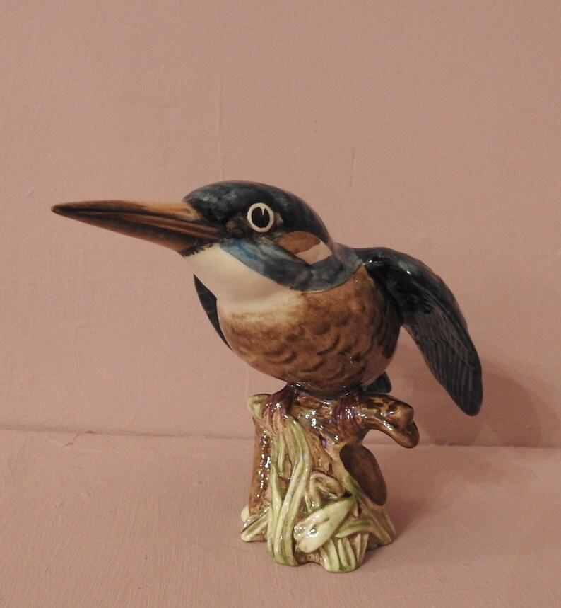 Vintage BESWICK Kingfisher Bird Figure 2371 Made in England - Etsy