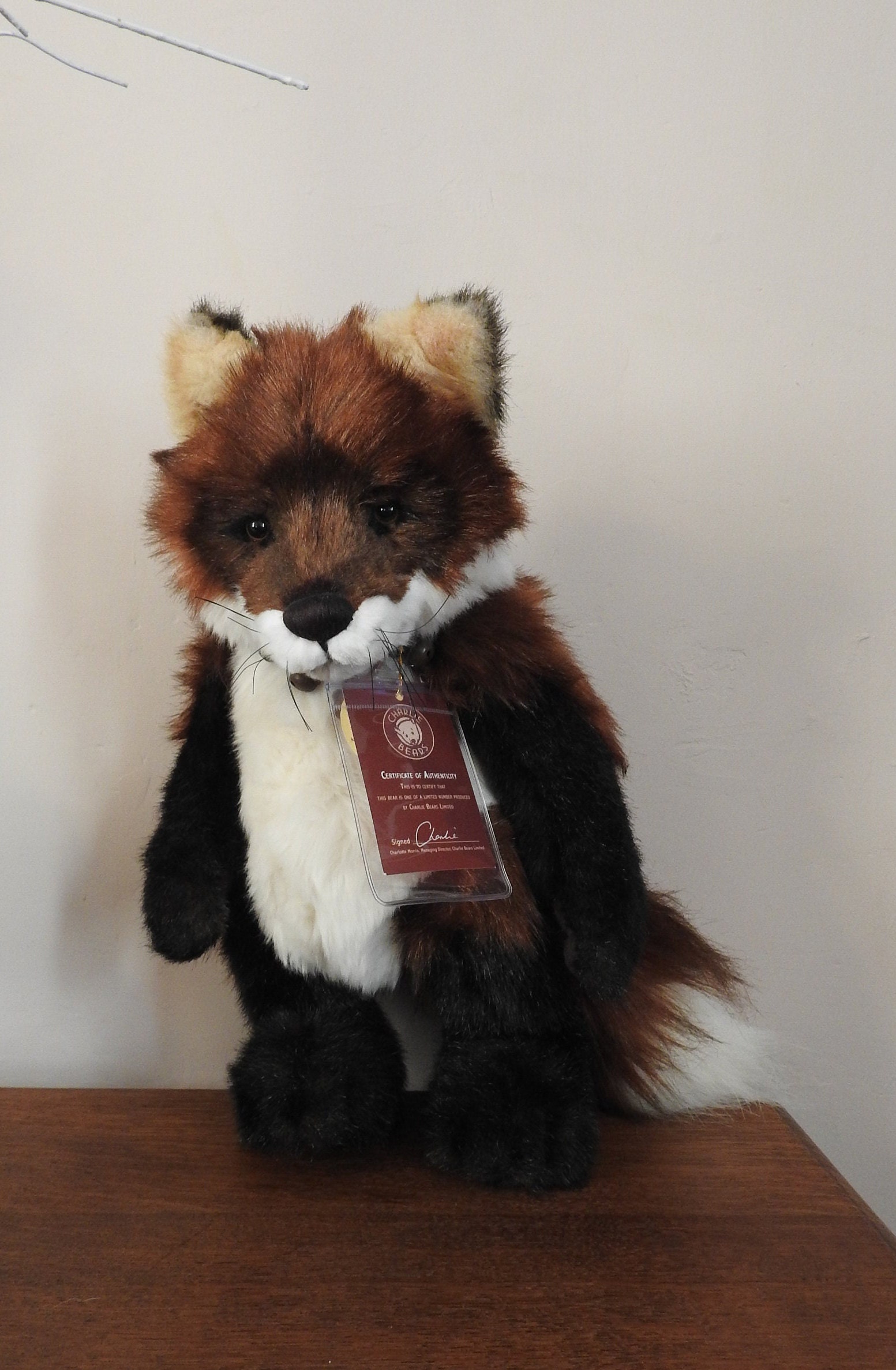 Rare Charlie Bears Limited Edition Gumboots Fox Teddy Bear - Etsy