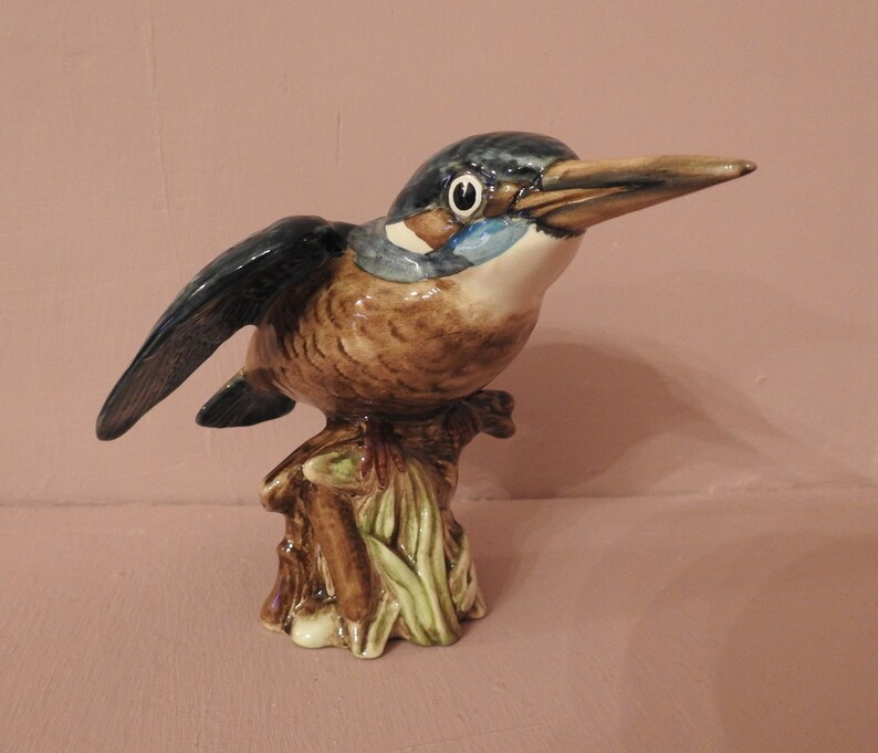 Vintage BESWICK Kingfisher Bird Figure 2371 Made in England - Etsy