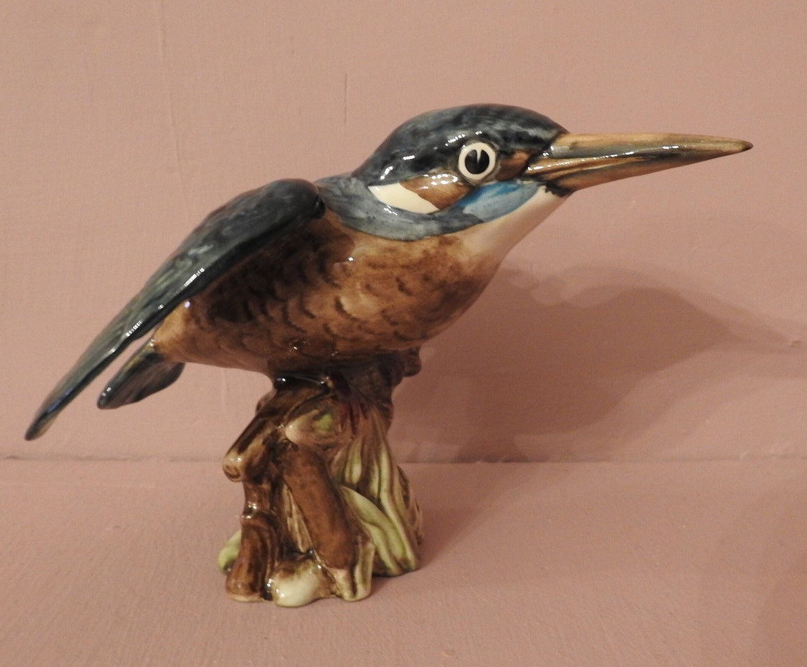 Vintage BESWICK Kingfisher Bird Figure 2371 Made in England - Etsy