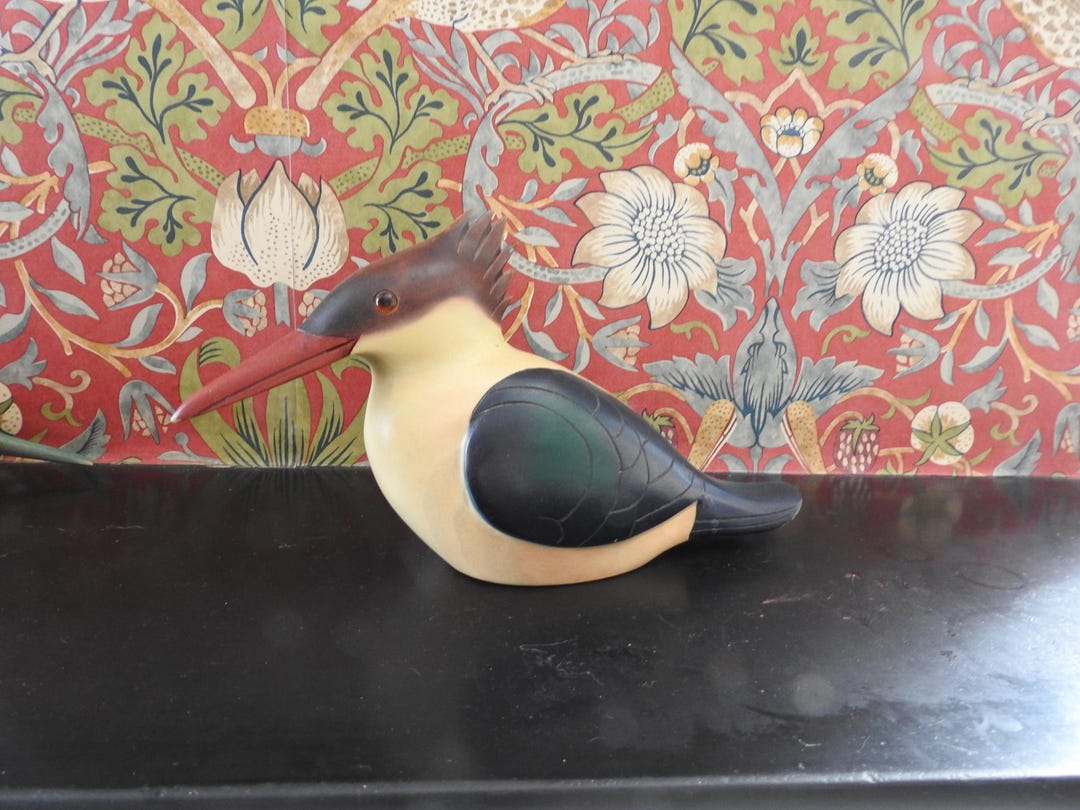 Feathers Gallery Knysna Birds of Africa Kingfisher Wooden Hand Carved ...