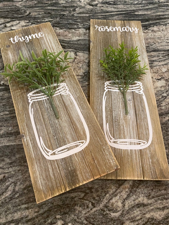 Rustic Farmhouse Home Decoration Fake Rosemary Fake Thyme | Etsy