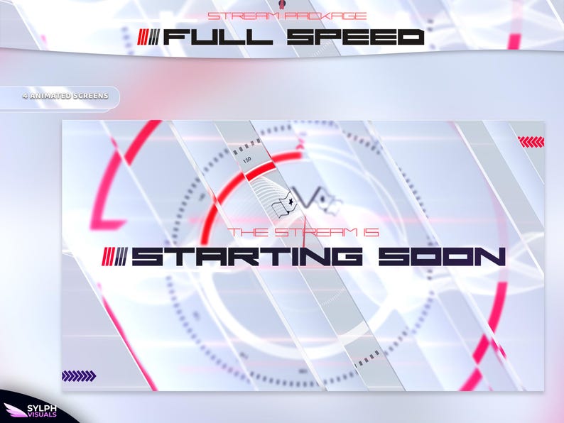 Full Speed - Twitch Overlay - Animated Alerts - Animated Screens ...