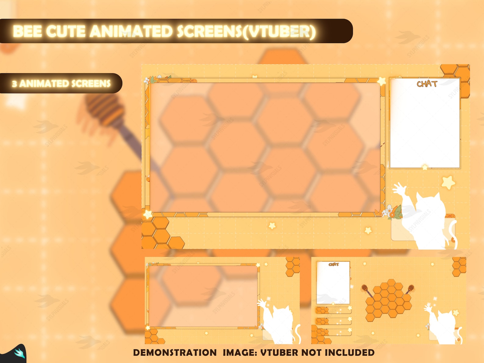 Stream Package Cute Bee Twitch Overlay Animated Alerts - Etsy