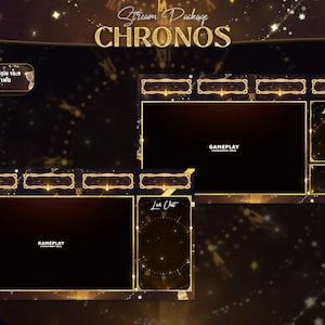 Chronos - Twitch Overlay - Animated Alerts - Animated Screens - Time ...