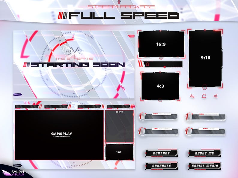 Full Speed - Twitch Overlay - Animated Alerts - Animated Screens ...