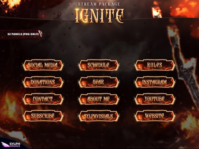 Ignite - Twitch Overlay - Animated Alerts - Animated Screens - Dark ...