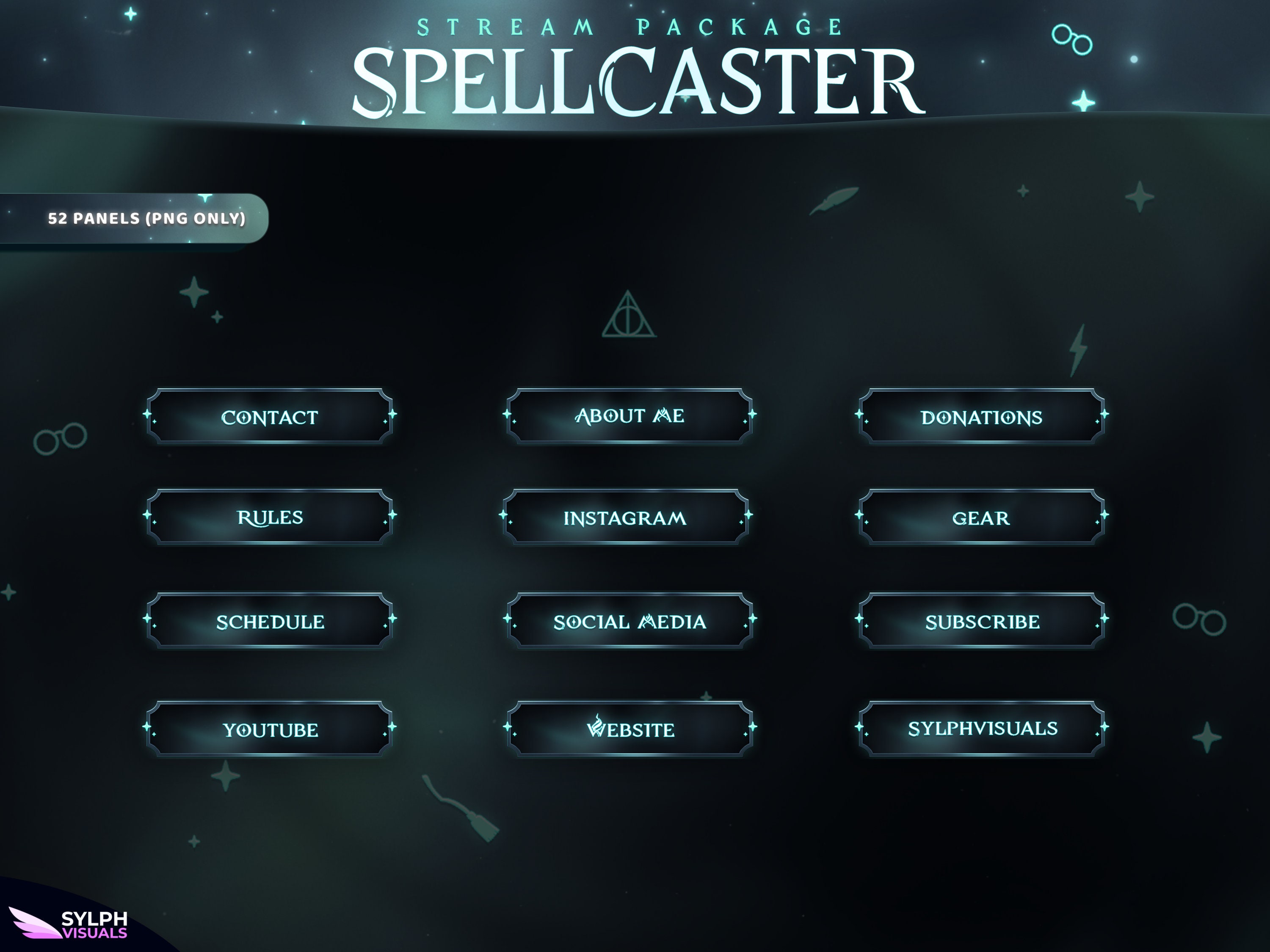 Spellcaster - Twitch Overlay - Animated Alerts - Animated Screens ...