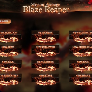 Blaze Reaper - Twitch Overlay - Animated Alerts - Animated Screens ...