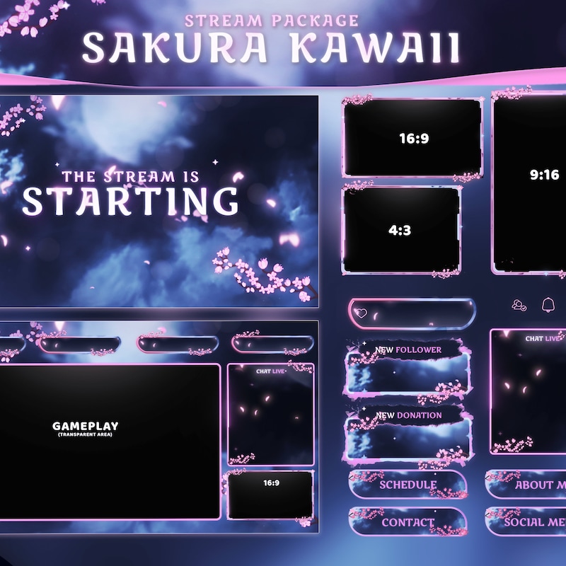 Sakura Offline Overlay - Etsy UK