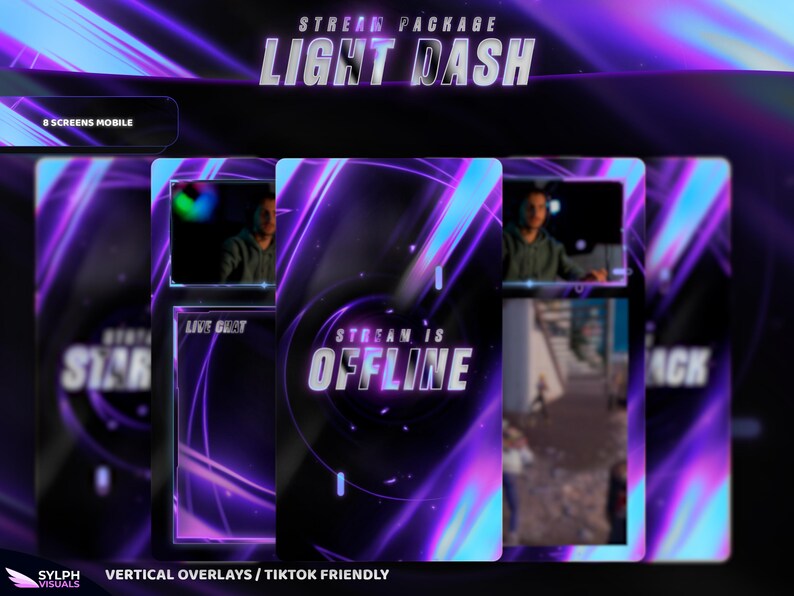 Light Dash - Twitch Overlay - Animated Alerts - Animated Screens ...
