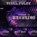 Pixel Pulse Twitch Overlay Animated Alerts Animated Screens Pixel Art Stream Pack 90s 8-bit ...
