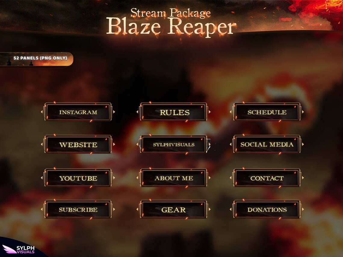 Blaze Reaper - Twitch Overlay - Animated Alerts - Animated Screens ...