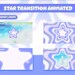 Water Star Transition Blue | Twitch Stream Stinger | Cute Transition ...