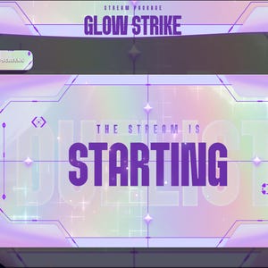 Glow Strike - Twitch Overlay - Animated Alerts - Animated Screens - FPS ...