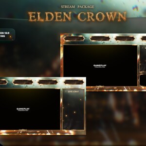 Elden Crown - Twitch Overlay - Animated Alerts - Animated Screens ...