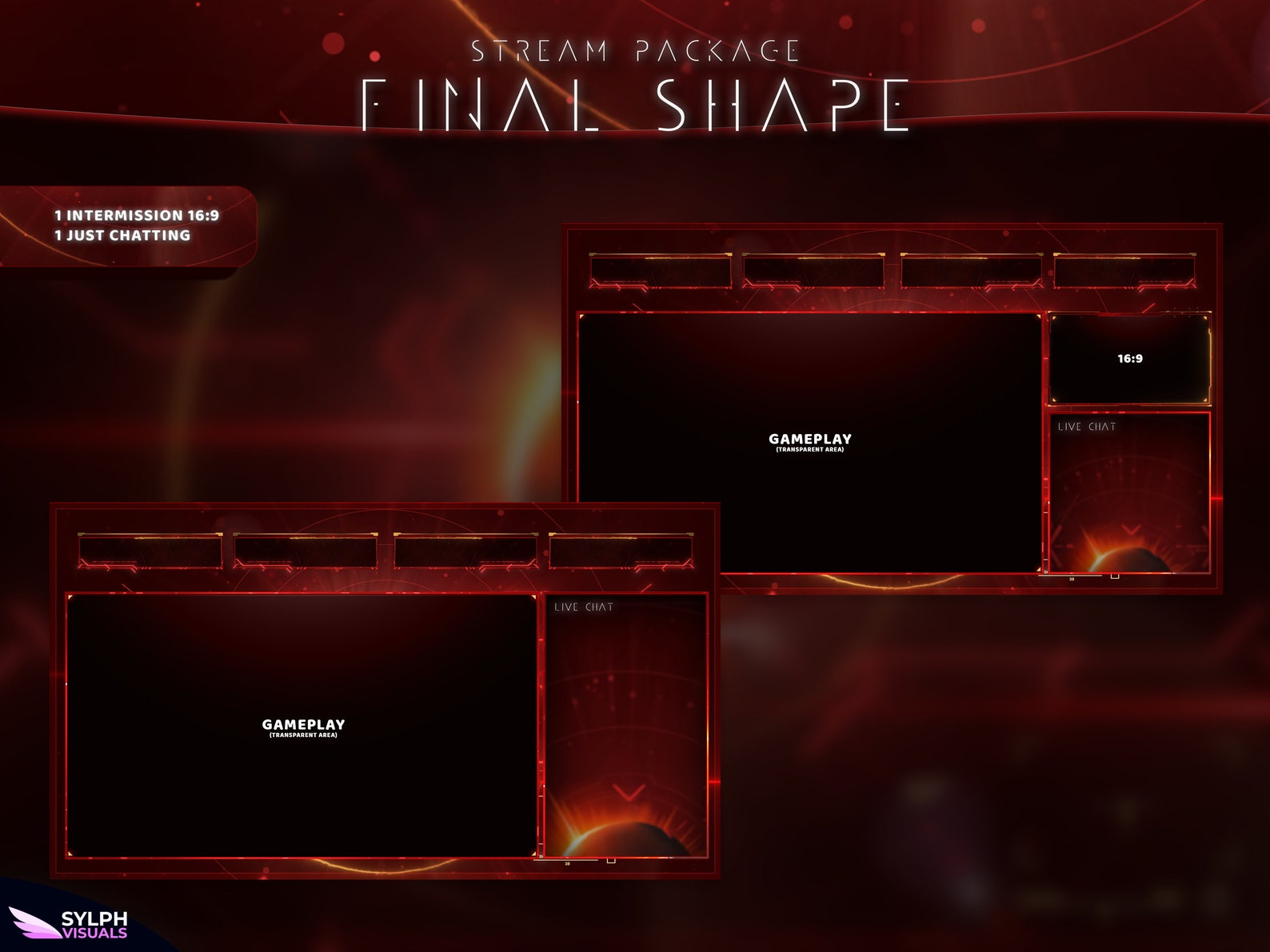 Final Shape - Twitch Overlay - Animated Alerts - Animated Screens ...