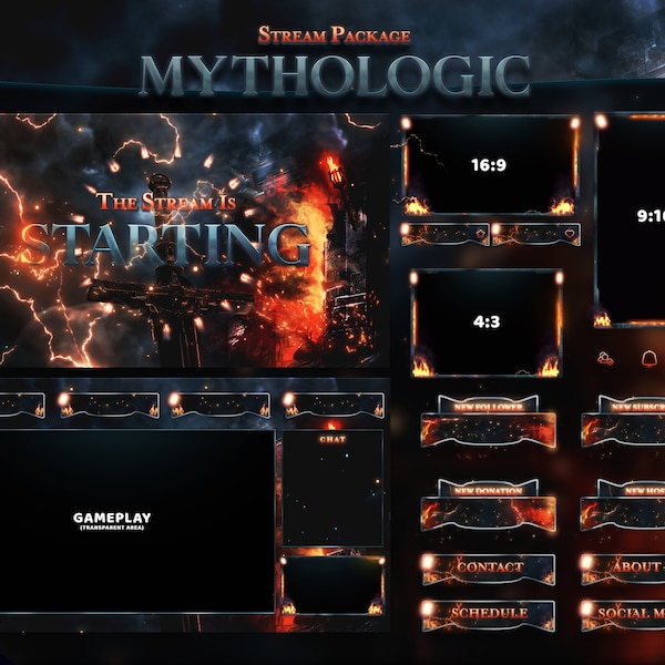 Cosmic Dream Twitch Overlay Animated Alerts Animated Screens Cosmic ...