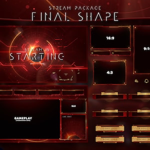 Final Shape - Twitch Overlay - Animated Alerts - Animated Screens ...