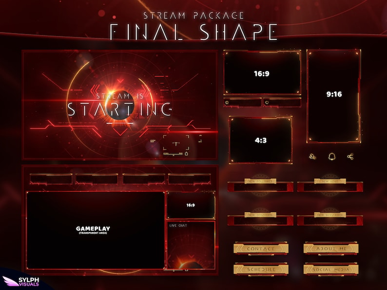 Final Shape - Twitch Overlay - Animated Alerts - Animated Screens ...