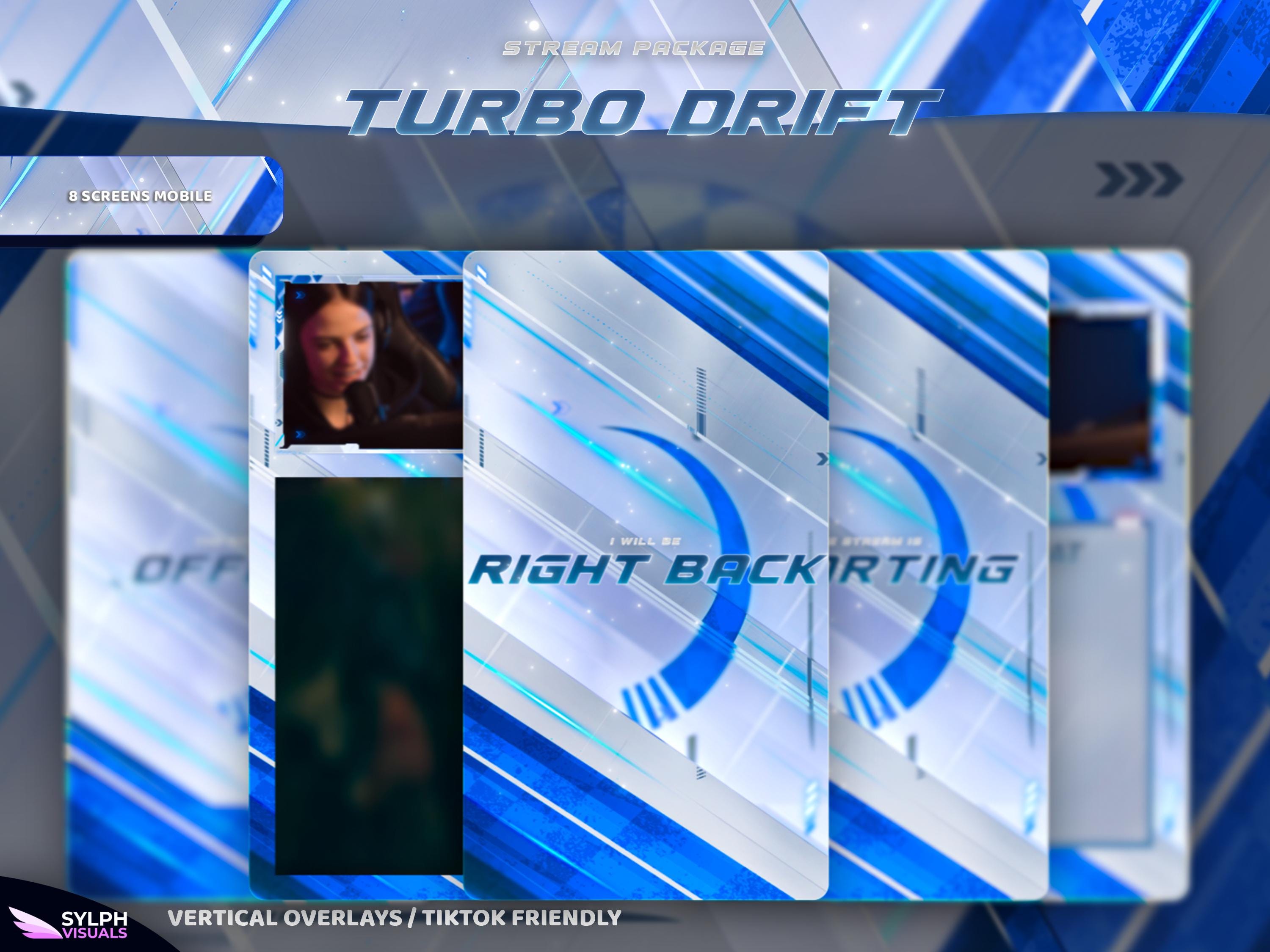 Turbo Drift - Twitch Overlay - Animated Alerts - Animated Screens ...