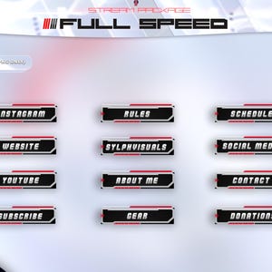 Full Speed - Twitch Overlay - Animated Alerts - Animated Screens ...