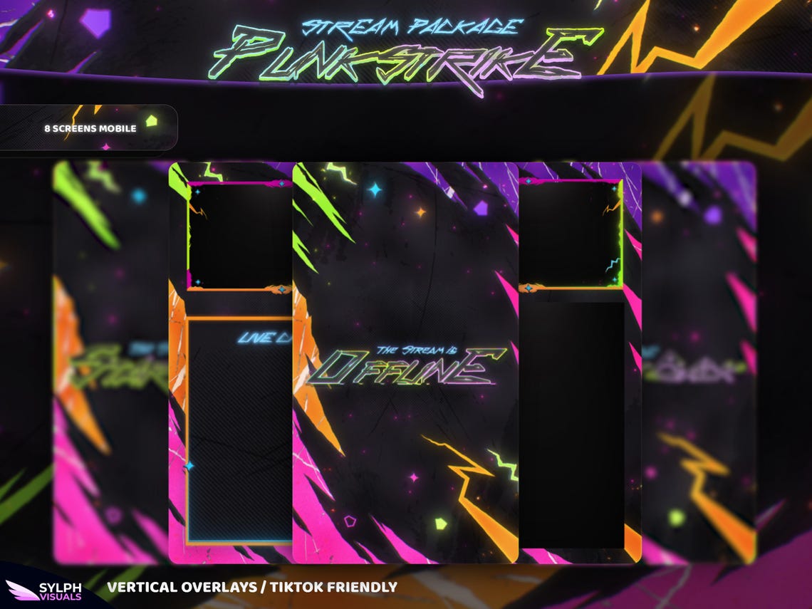 Punkstrike - Twitch Overlay - Animated Alerts - Animated Screens ...