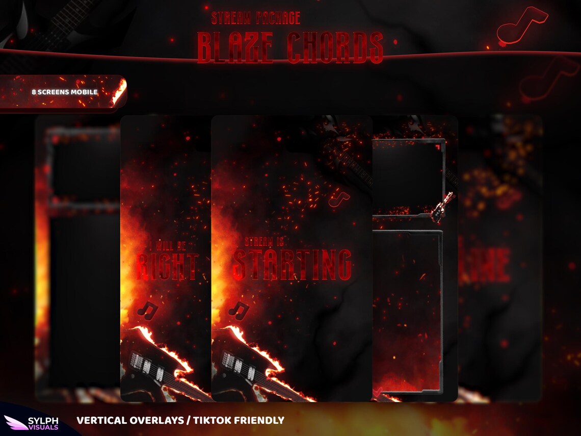 Blaze Chords - Twitch Overlay - Animated Alerts - Animated Screens ...