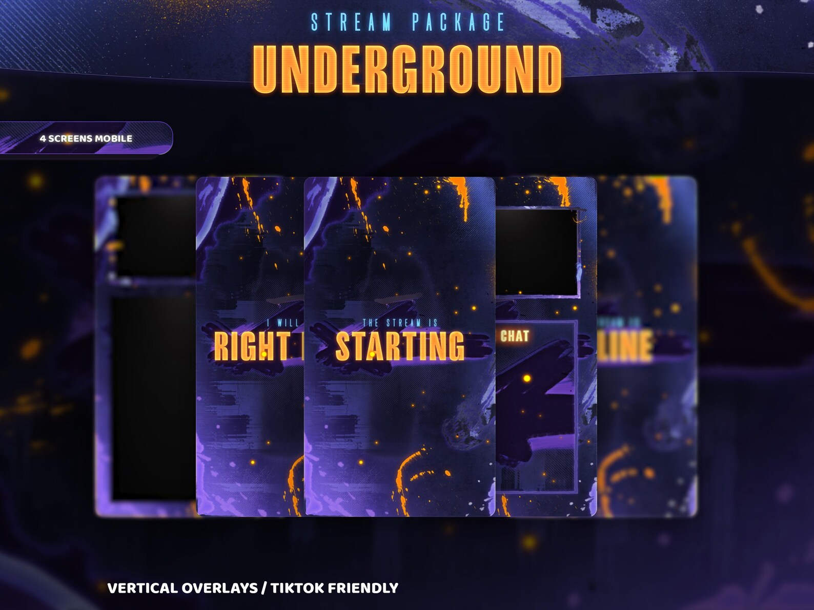 Underground - Twitch Overlay - Animated Alerts - Animated Screens ...