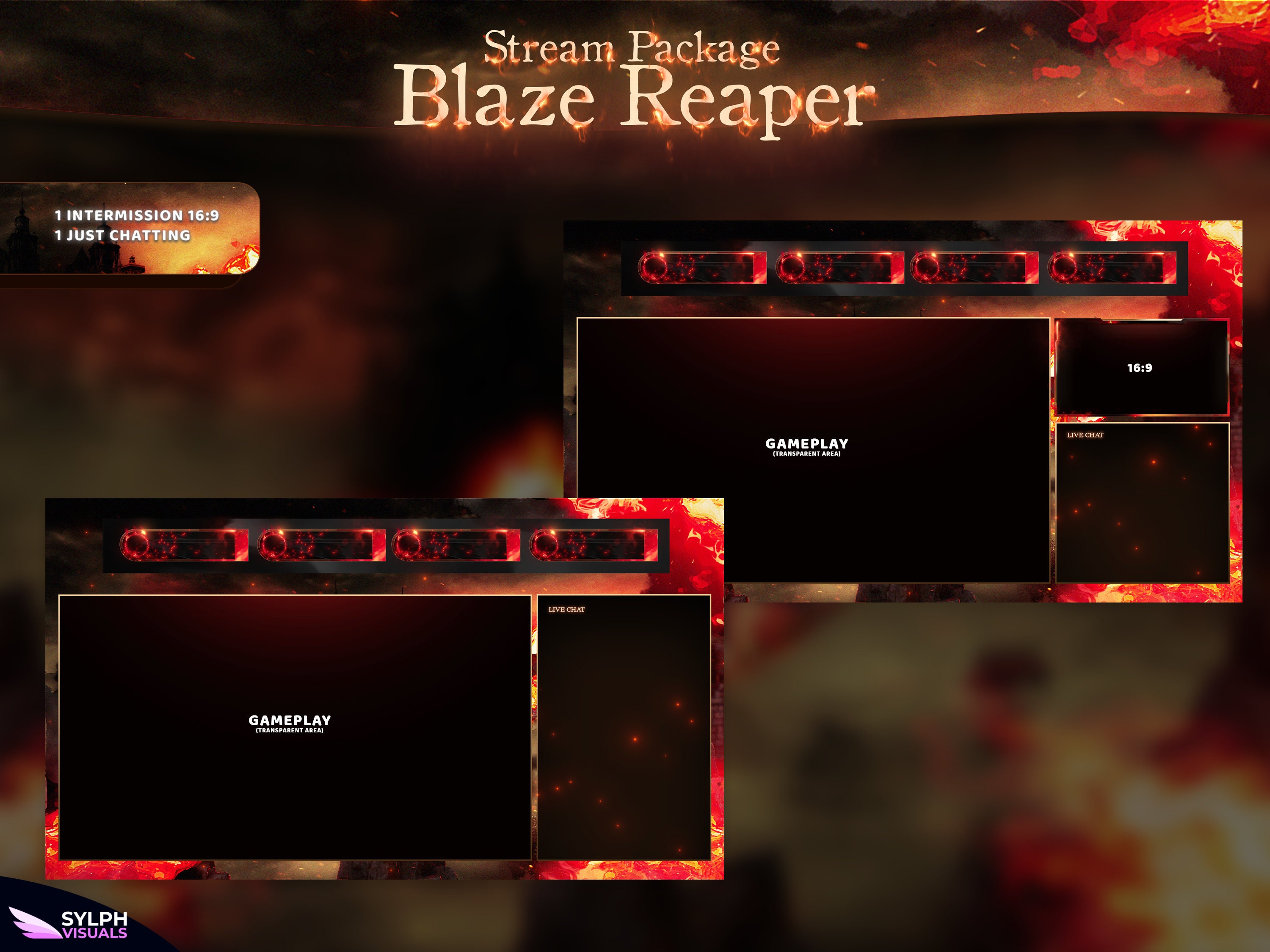 Blaze Reaper - Twitch Overlay - Animated Alerts - Animated Screens ...