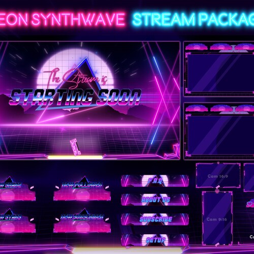 Splatoon 3 Stream Overlay Package Animated Screens - Etsy