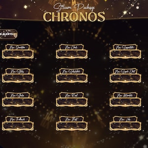 Chronos - Twitch Overlay - Animated Alerts - Animated Screens - Time ...