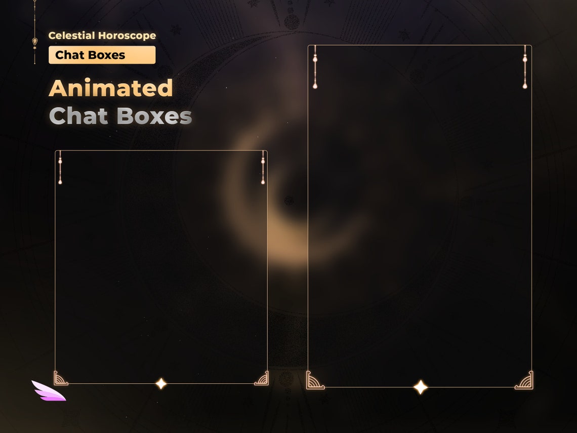 Celestial Horoscope Chat & Goal Widget - Streamelements - Animated Chat ...