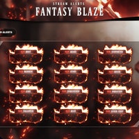 Twitch Overlay Shine Neon Red Screens Animated Aesthetic Retro ...