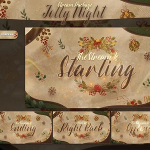 Jolly Night - Twitch Overlay - Animated Alerts - Animated Screens ...