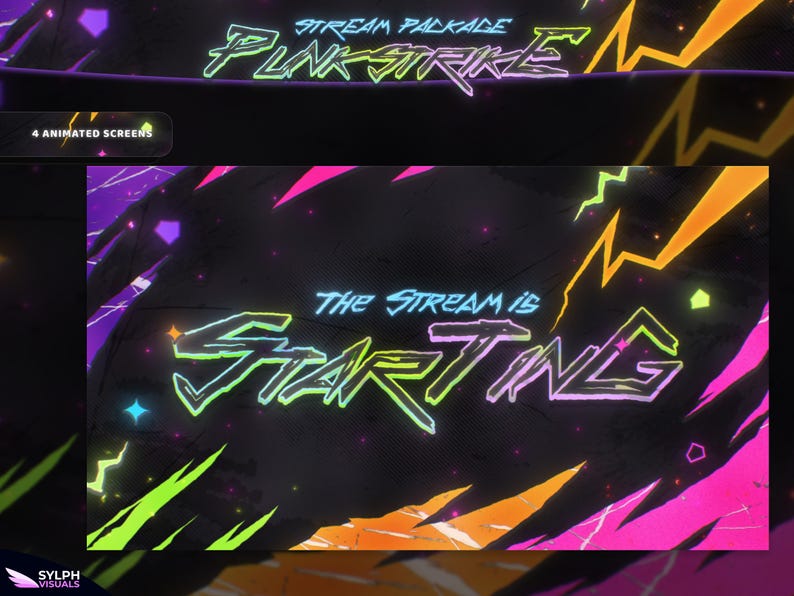 Punkstrike - Twitch Overlay - Animated Alerts - Animated Screens ...