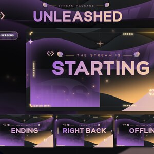 Unleashed - Twitch Overlay - Animated Alerts - Animated Screens ...