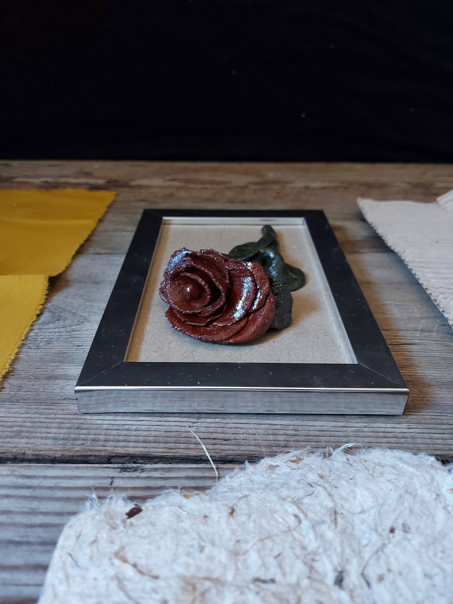 Real Poop Rose in a Picture Frame Brings Good Luck Special Unique ...